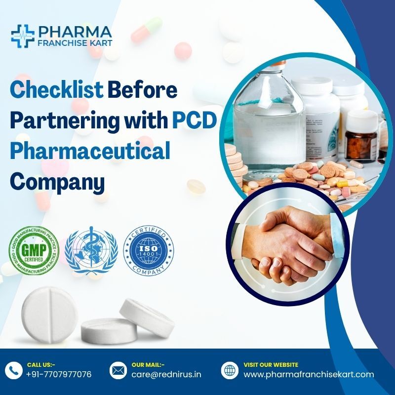 Checklist Before Partnering with PCD Pharmaceutical Company